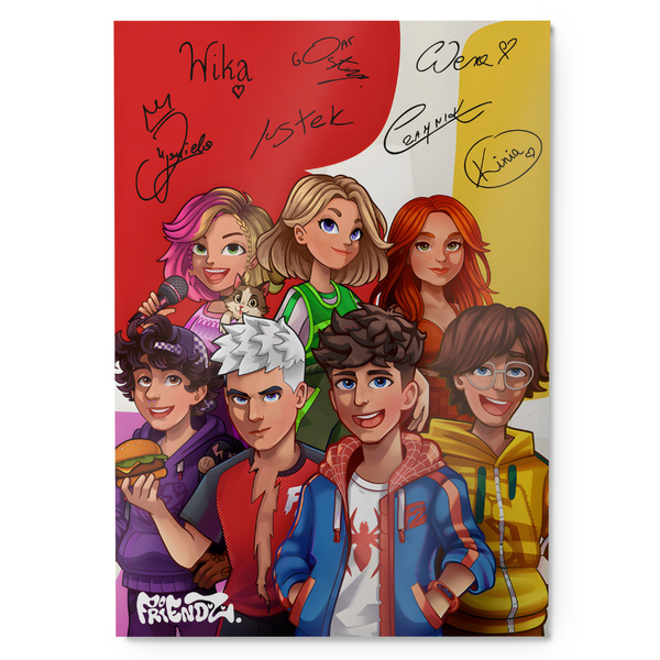 PLAKAT FRIENDZ - ANIMOWANY – FriendzStore.pl